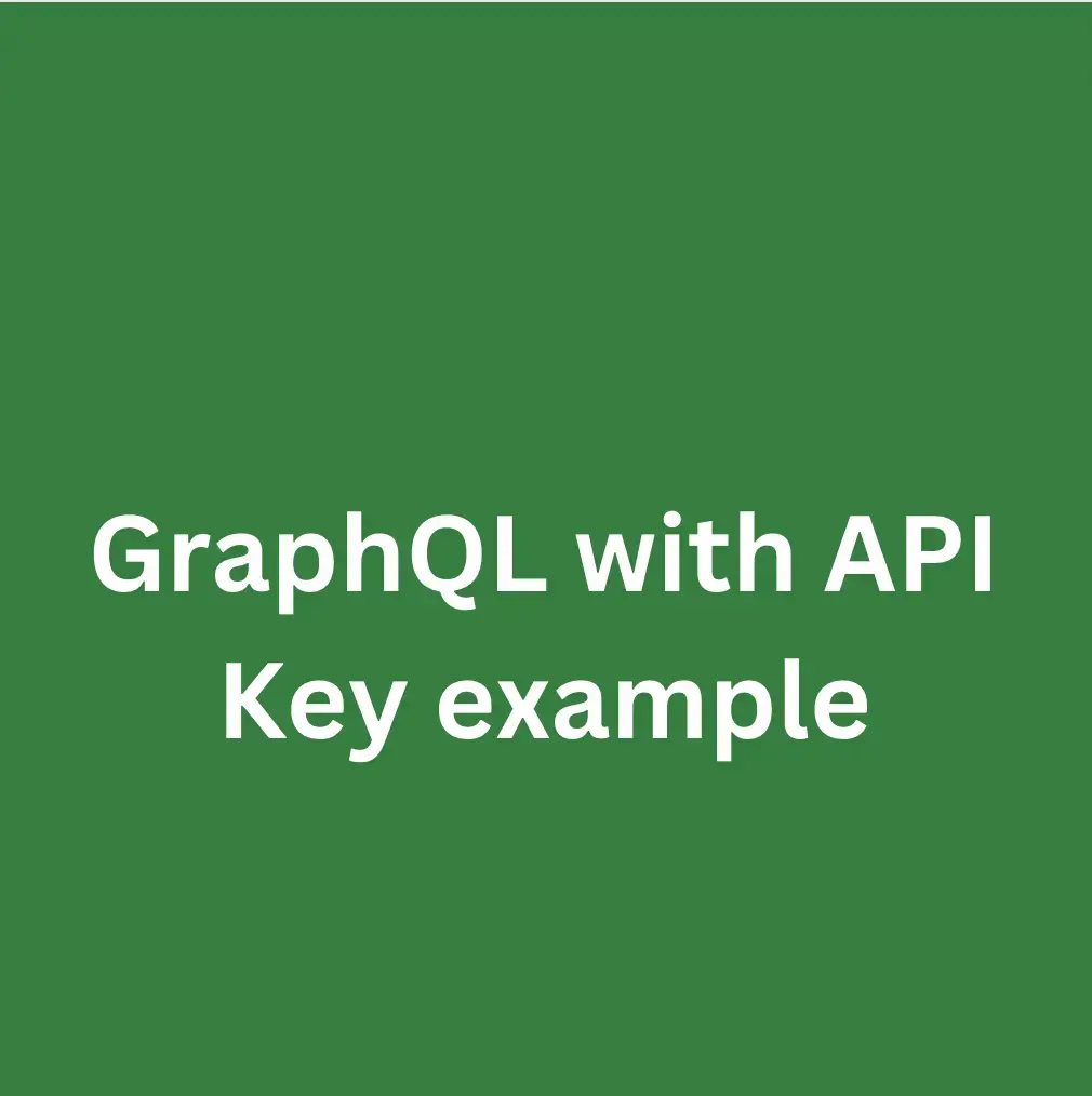 Graphql Mutation With Api Key Example — Booleanwork 8364